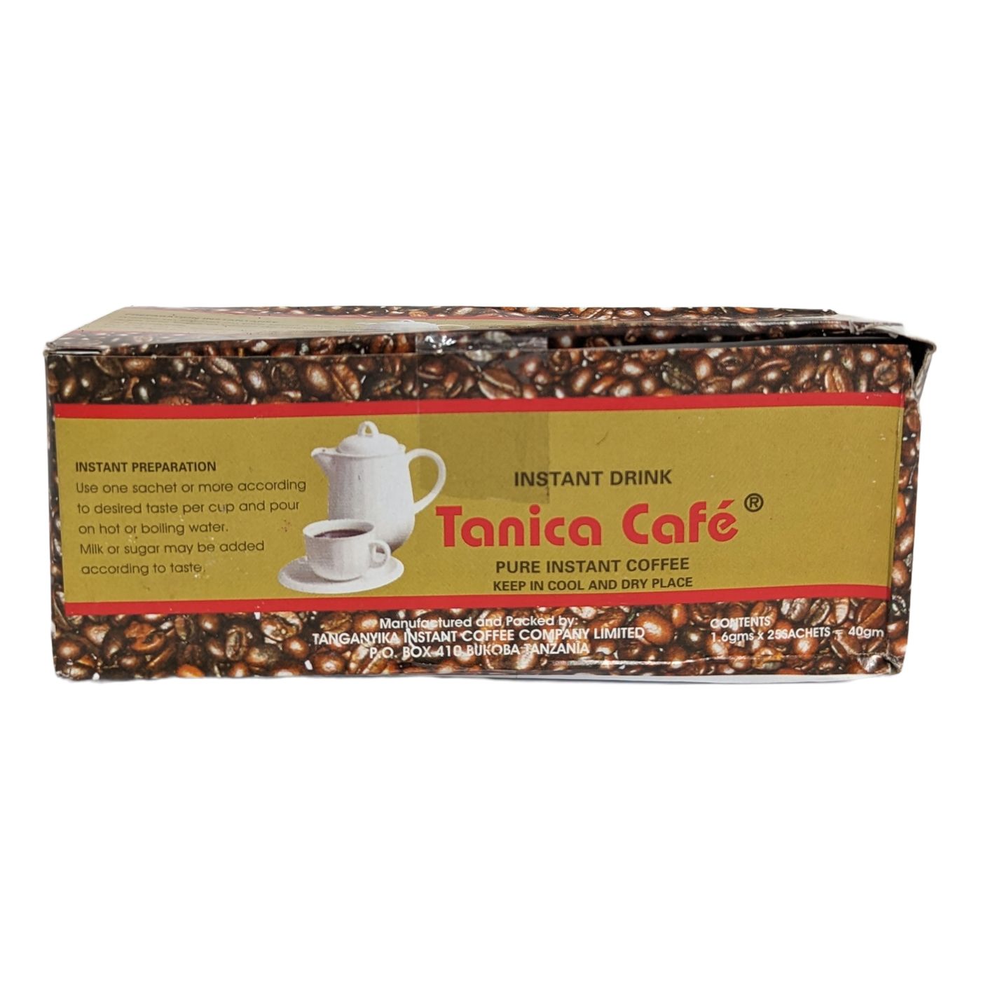 Tanica Cafe Pure Instant Coffee | Tanzania – out of africa collection
